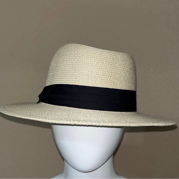Furtalk Accessories Furtalk Womens Mens Wide Brim Straw Panama Hat